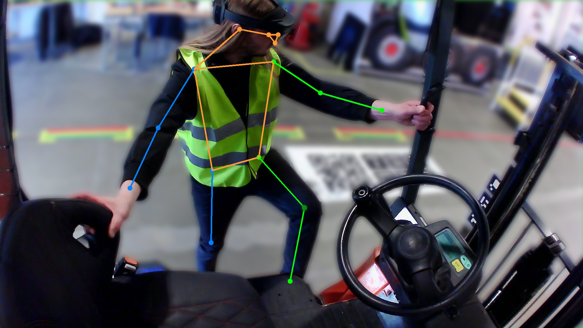 We’ve got a 3-million grant to build a forklift training system